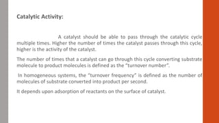Catalyst activation | PPTX