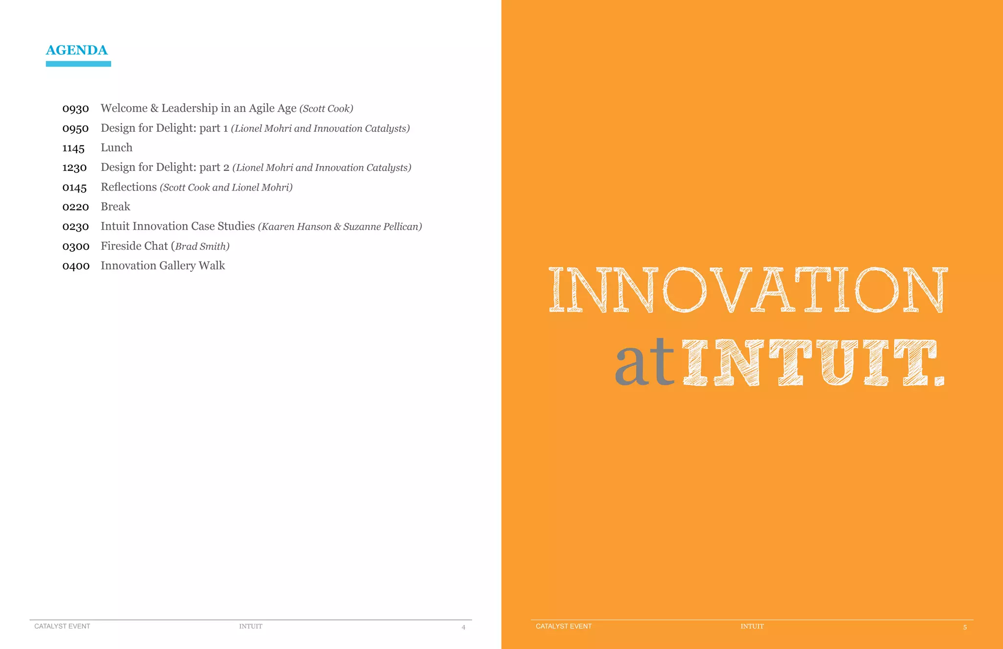Catalyst - An Intuit Innovation Experience | PDF