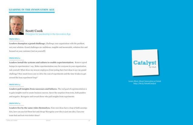 Catalyst - An Intuit Innovation Experience | PDF