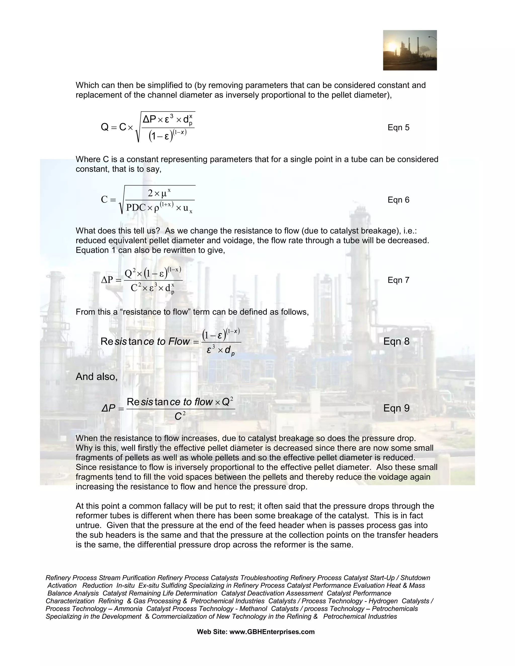 Catalyst Breakage in Reformer Tubes | PDF
