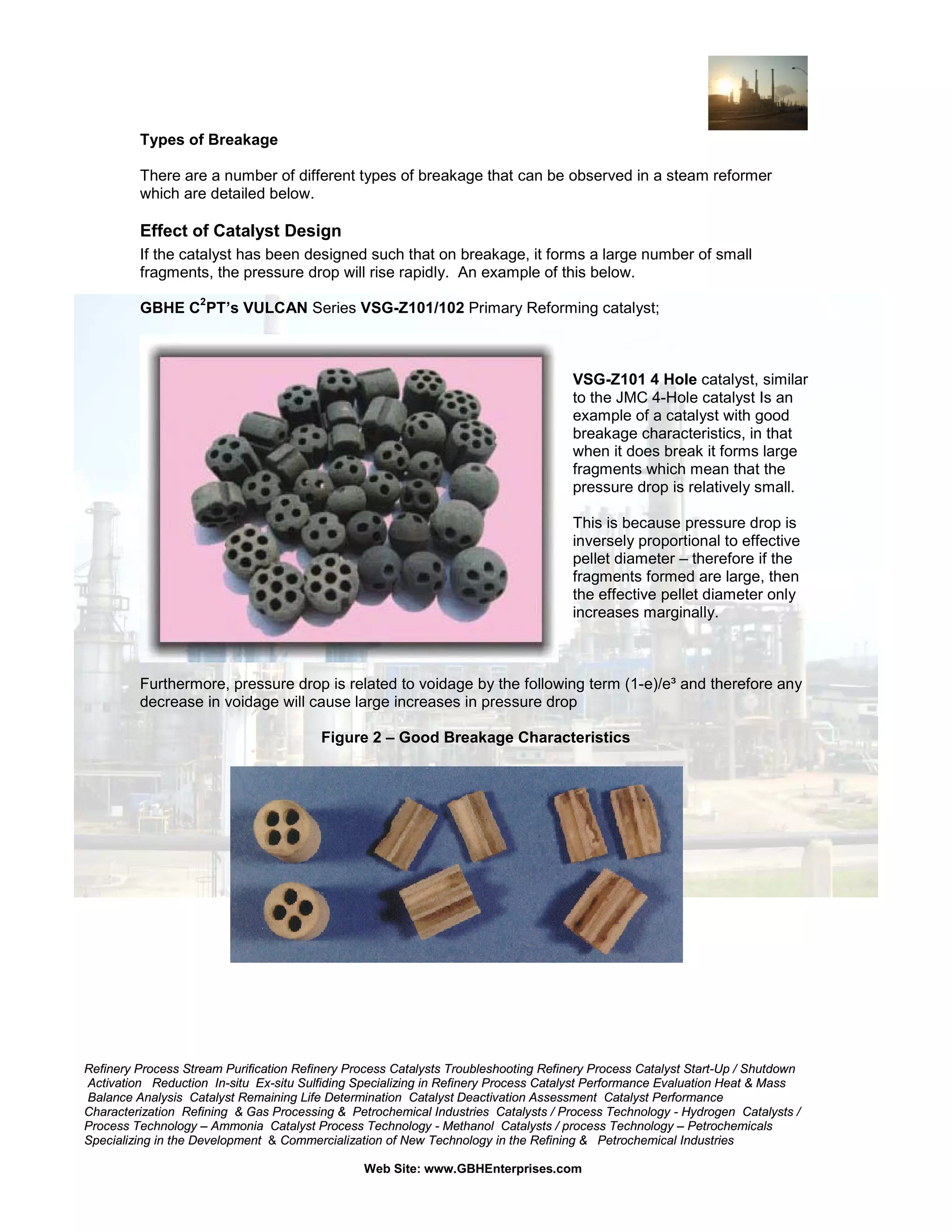 Catalyst Breakage in Reformer Tubes | PDF