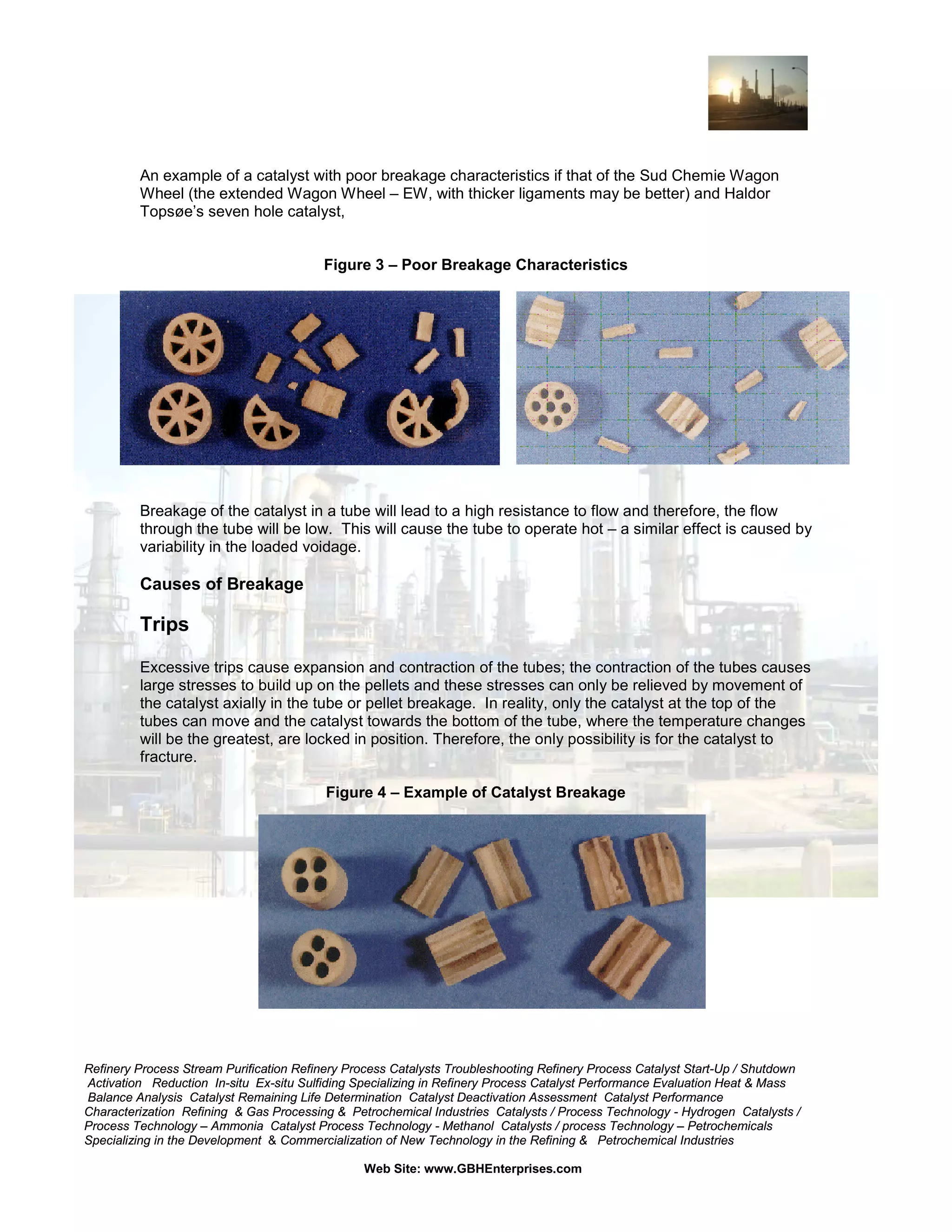 Catalyst Breakage in Reformer Tubes | PDF | Chemistry | Science