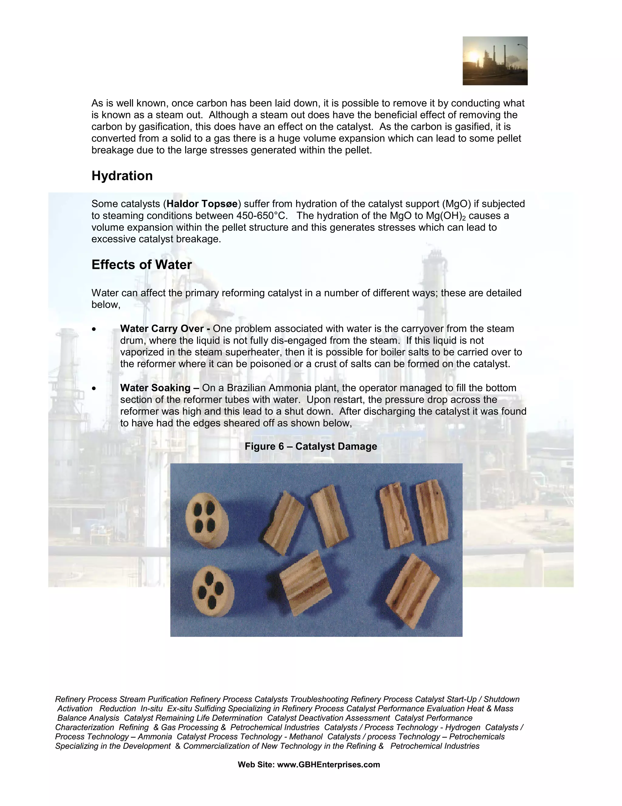 Catalyst Breakage in Reformer Tubes | PDF