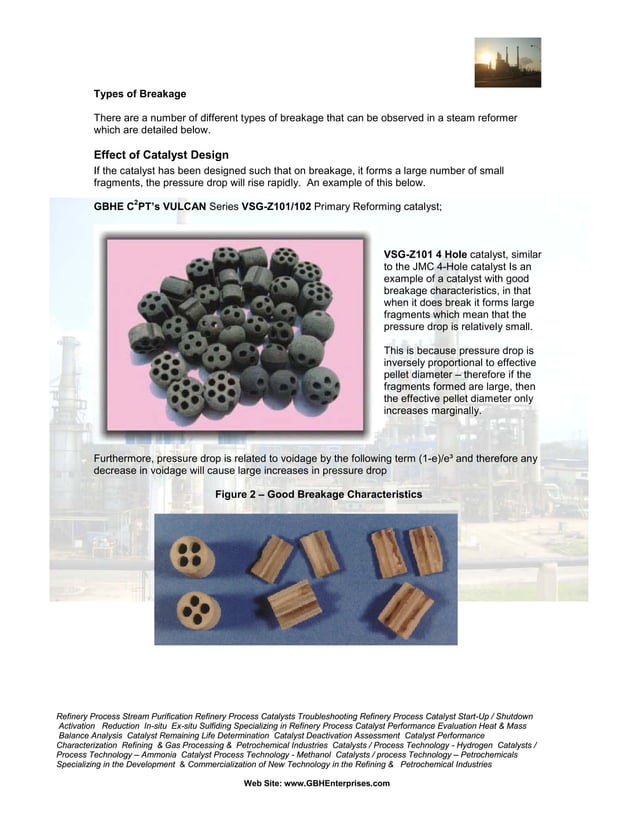 Catalyst Breakage in Reformer Tubes | PDF | Chemistry | Science