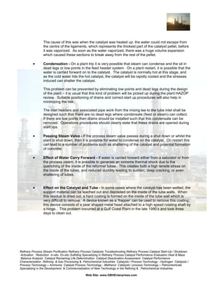 Catalyst Breakage in Reformer Tubes | PDF