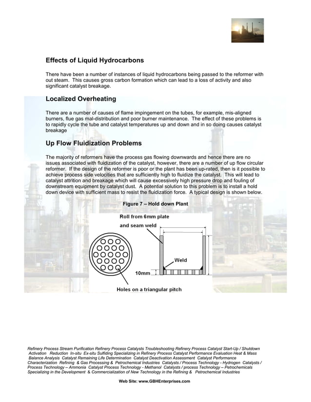 Catalyst Breakage in Reformer Tubes | PDF | Chemistry | Science