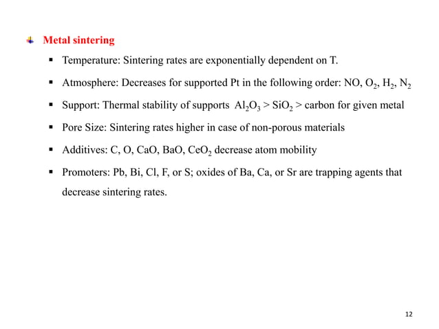 Catalyst Deactivation And Regeneration Pptx