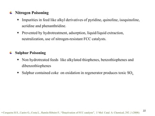 Catalyst deactivation and regeneration | PPTX