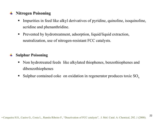 Catalyst deactivation and regeneration | PPTX