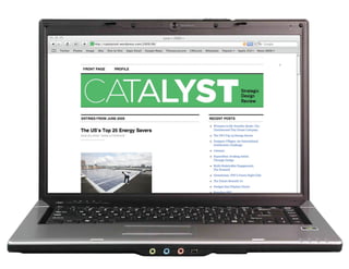 CATALYST Strategic Design Review: Request for Support | PDF