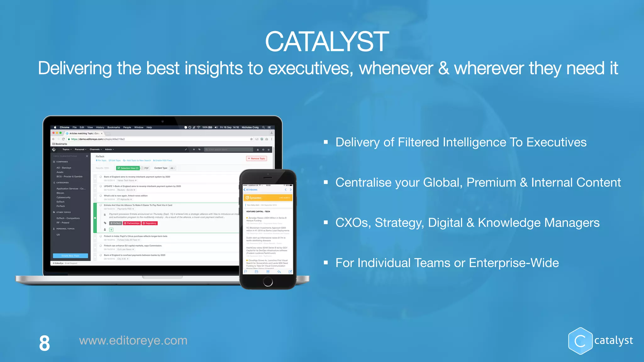 Catalyst : Innovation Briefings On Digital Transformation | PPT