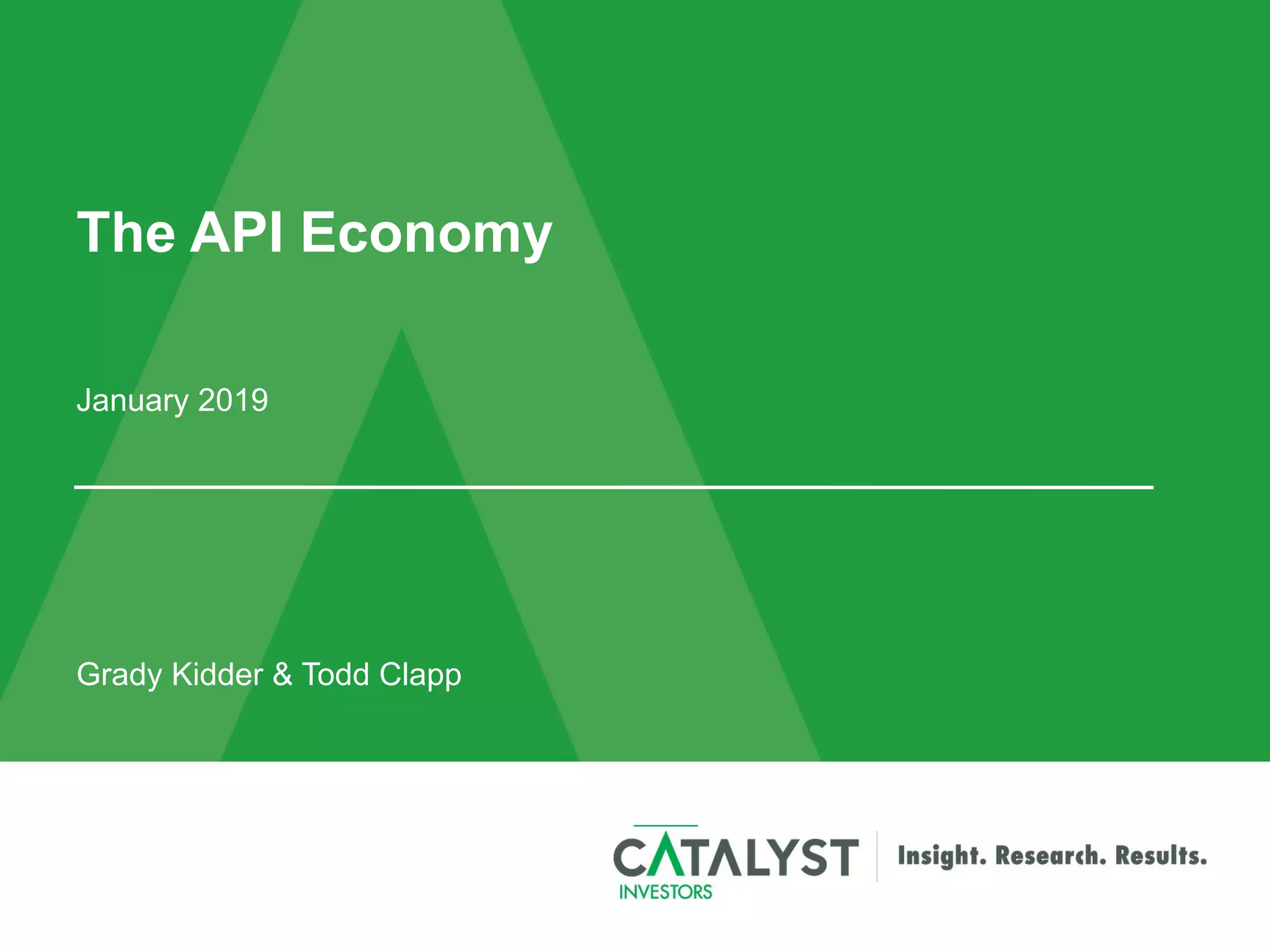 The API Economy | PDF