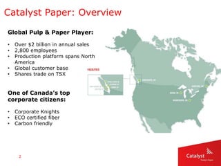 Catalyst Paper Overview | PPTX