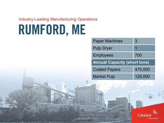 Catalyst Paper Overview | PPT