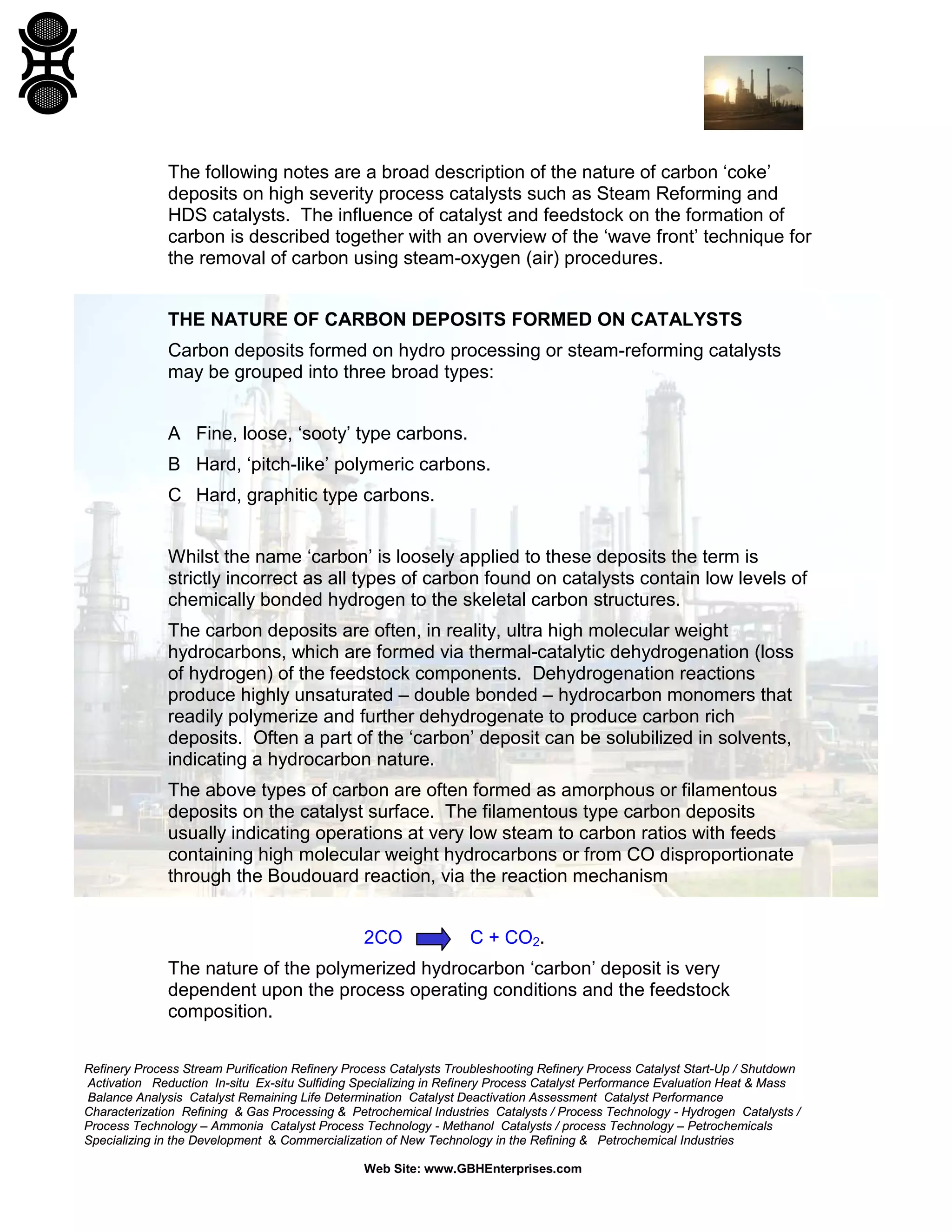 Catalyst poisons & fouling mechanisms the impact on catalyst ...