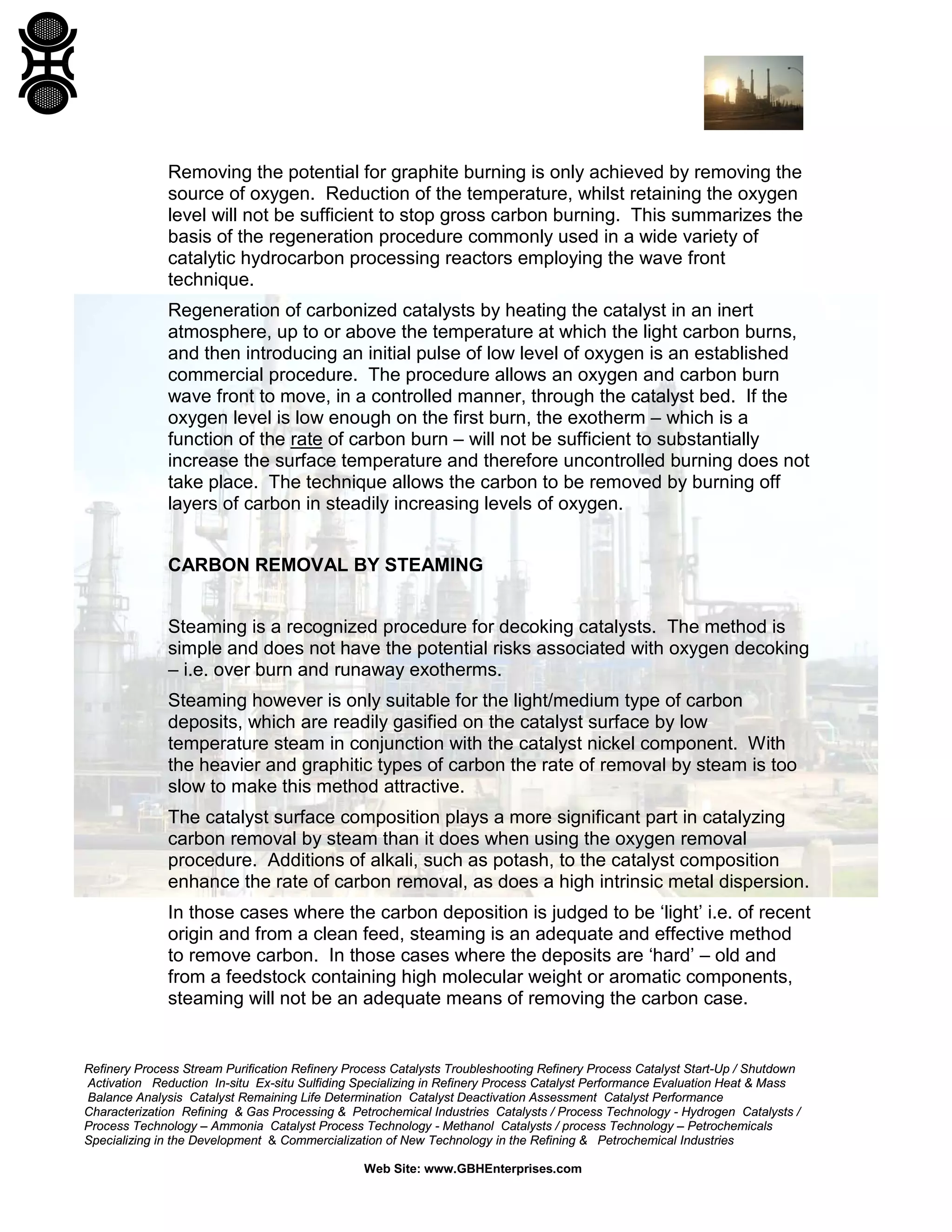 Catalyst poisons & fouling mechanisms the impact on catalyst ...