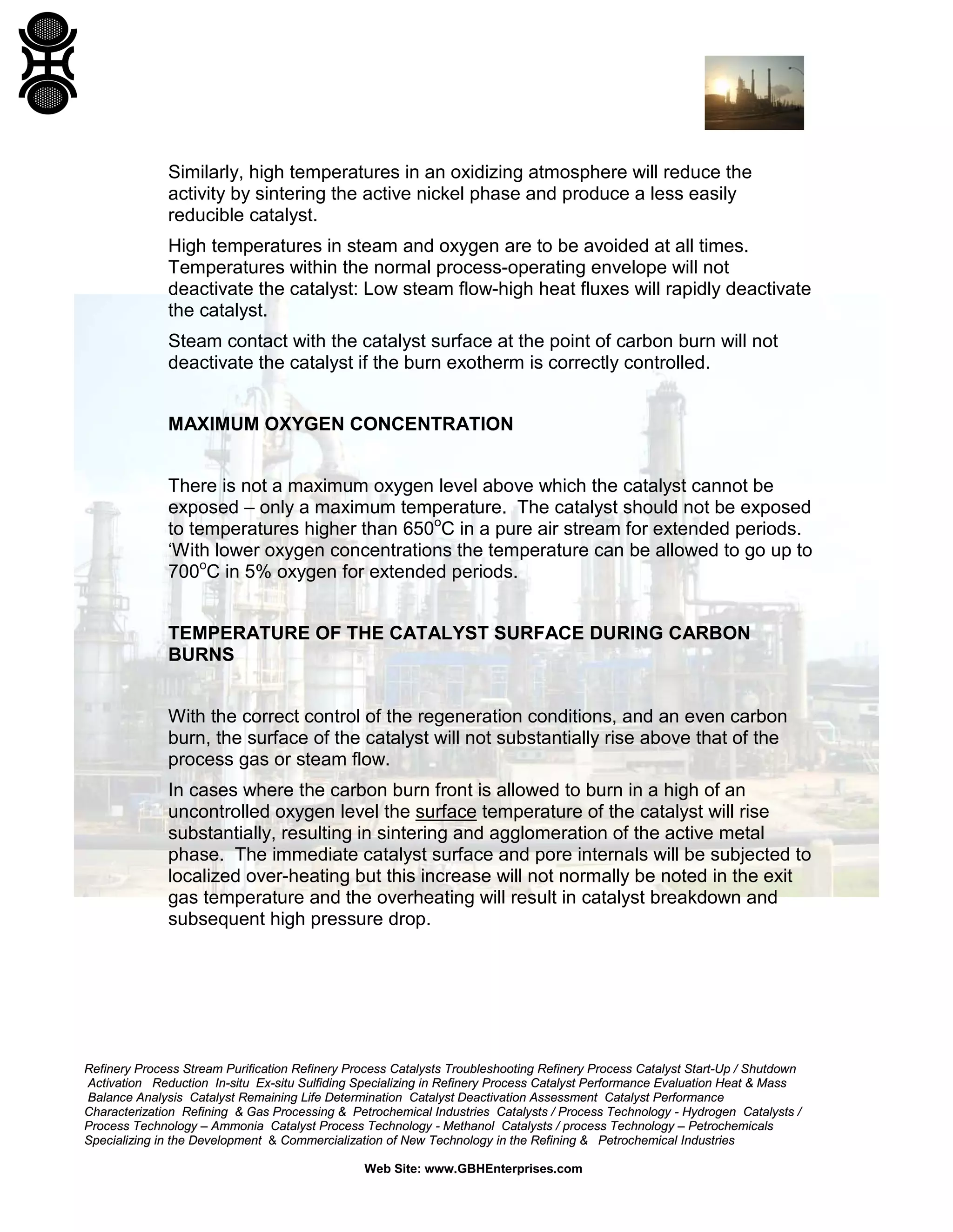 Catalyst poisons & fouling mechanisms the impact on catalyst ...