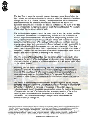 Catalyst poisons & fouling mechanisms the impact on catalyst ...