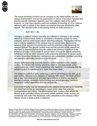 Catalyst poisons & fouling mechanisms the impact on catalyst ...