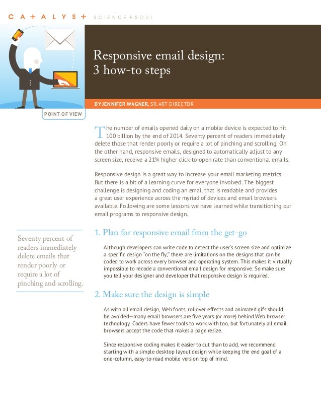 Responsive email design: 3 how-to steps