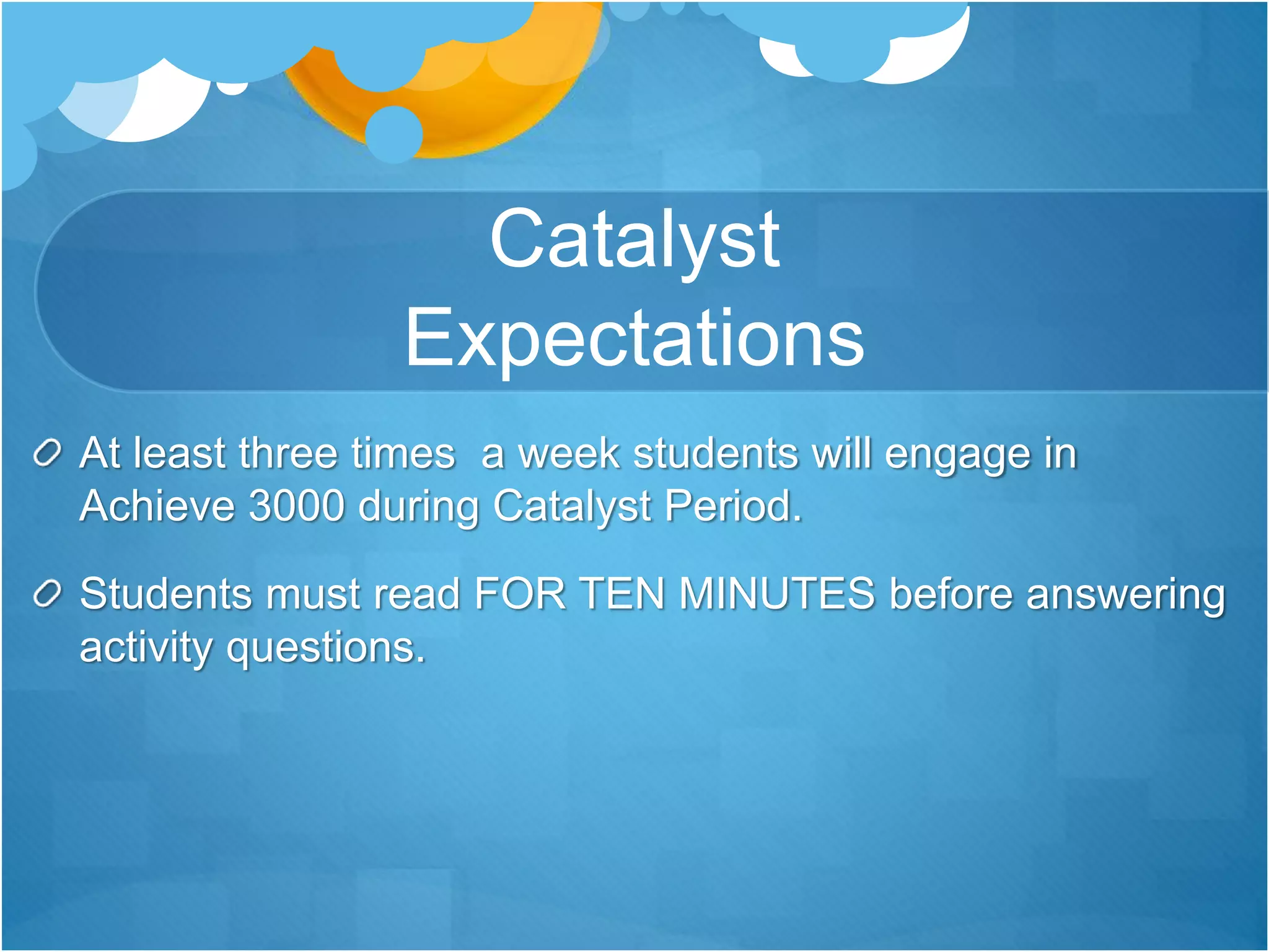 Catalyst Power Point Pptx Education