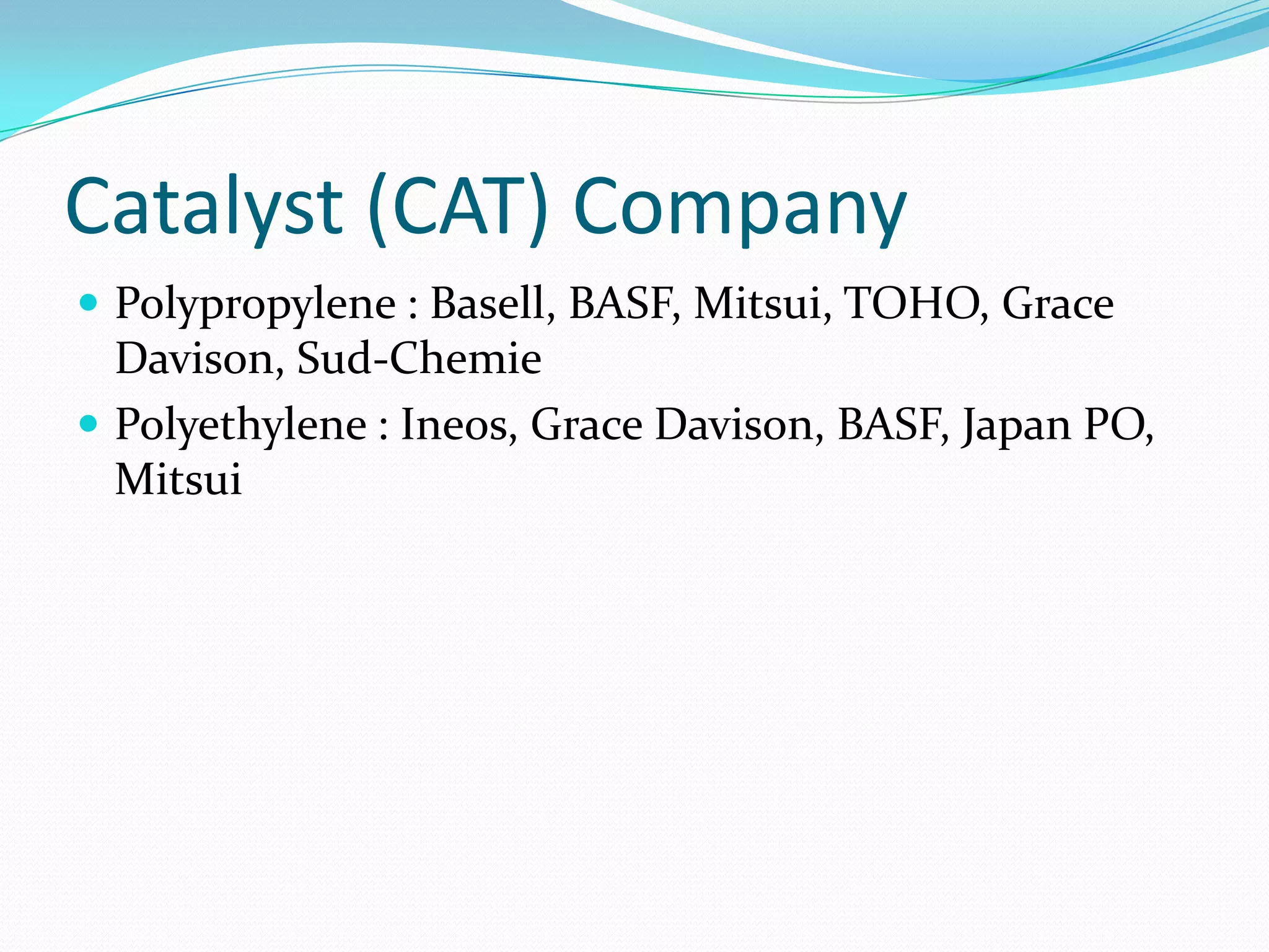 Catalyst Selection - Buy Model Overview | PPTX