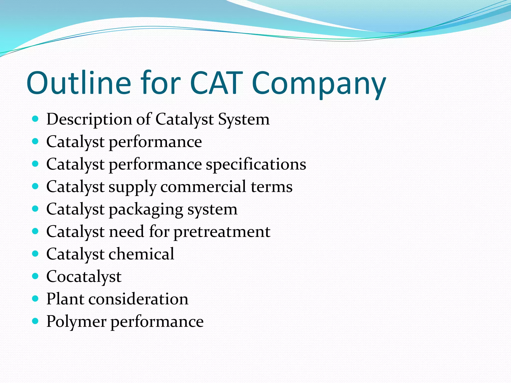 Catalyst Selection - Buy Model Overview | PPTX