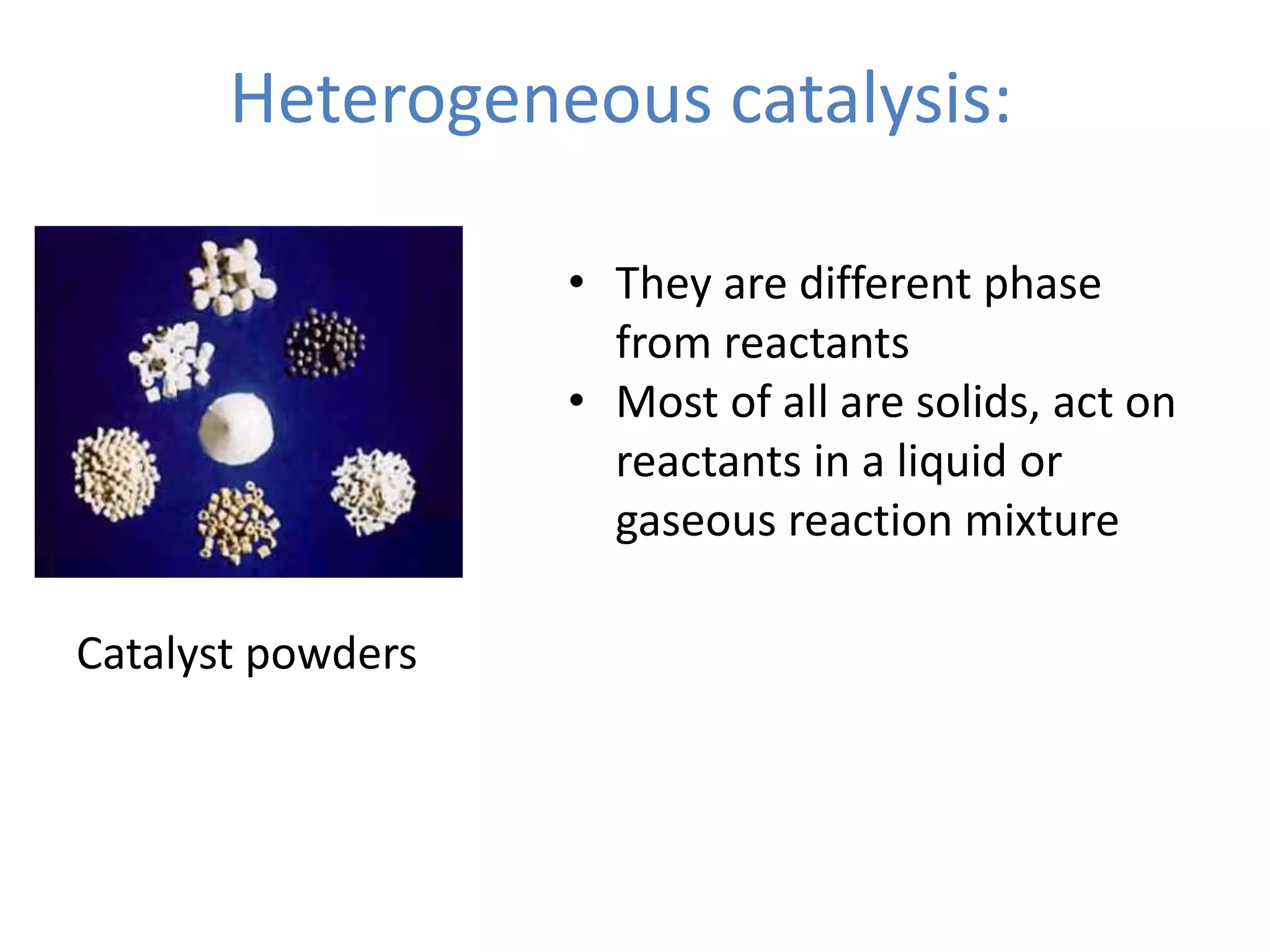 Catalysts in industry | PPTX