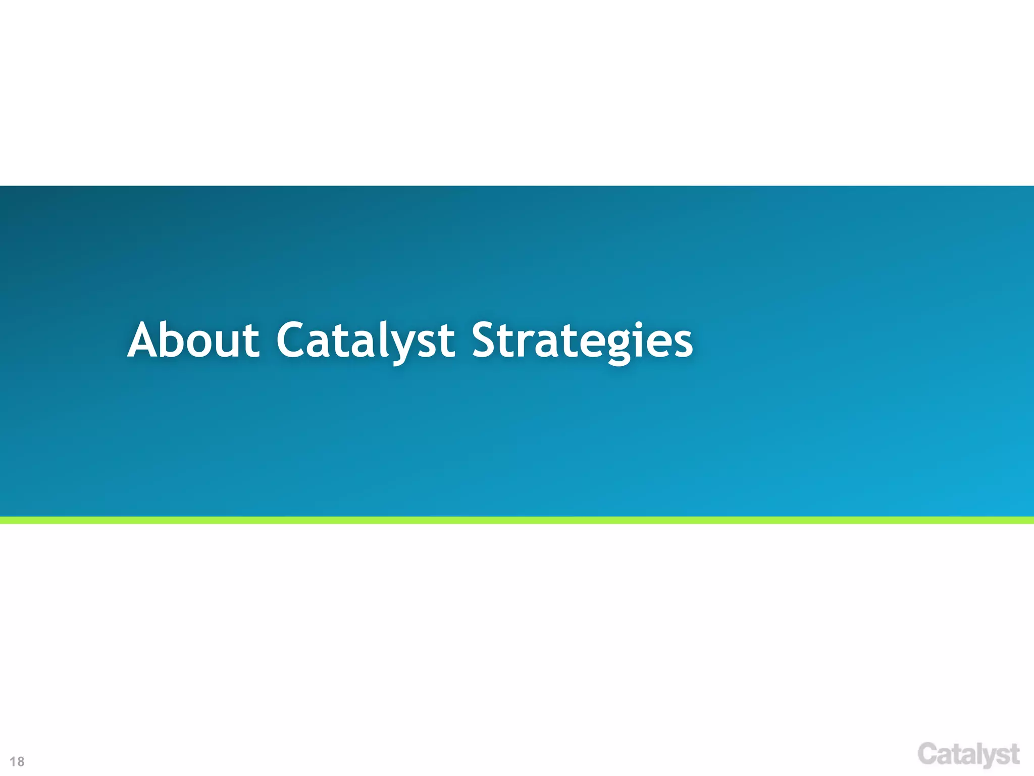 Catalyst Strategies Strategic Planning Framework | PDF