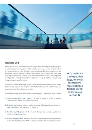 Catalyst - Thoughts On Efficient Low Latency Trading Infrastructures | PDF