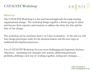 Catalyst Workshop Engagement Overview | PPT