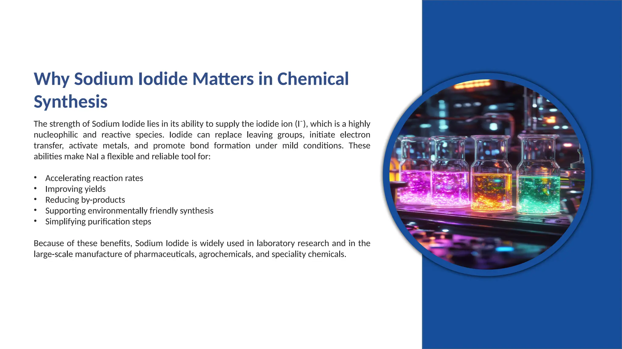 Sodium Iodide Pathways Supporting Modern Reaction Design | PPTX