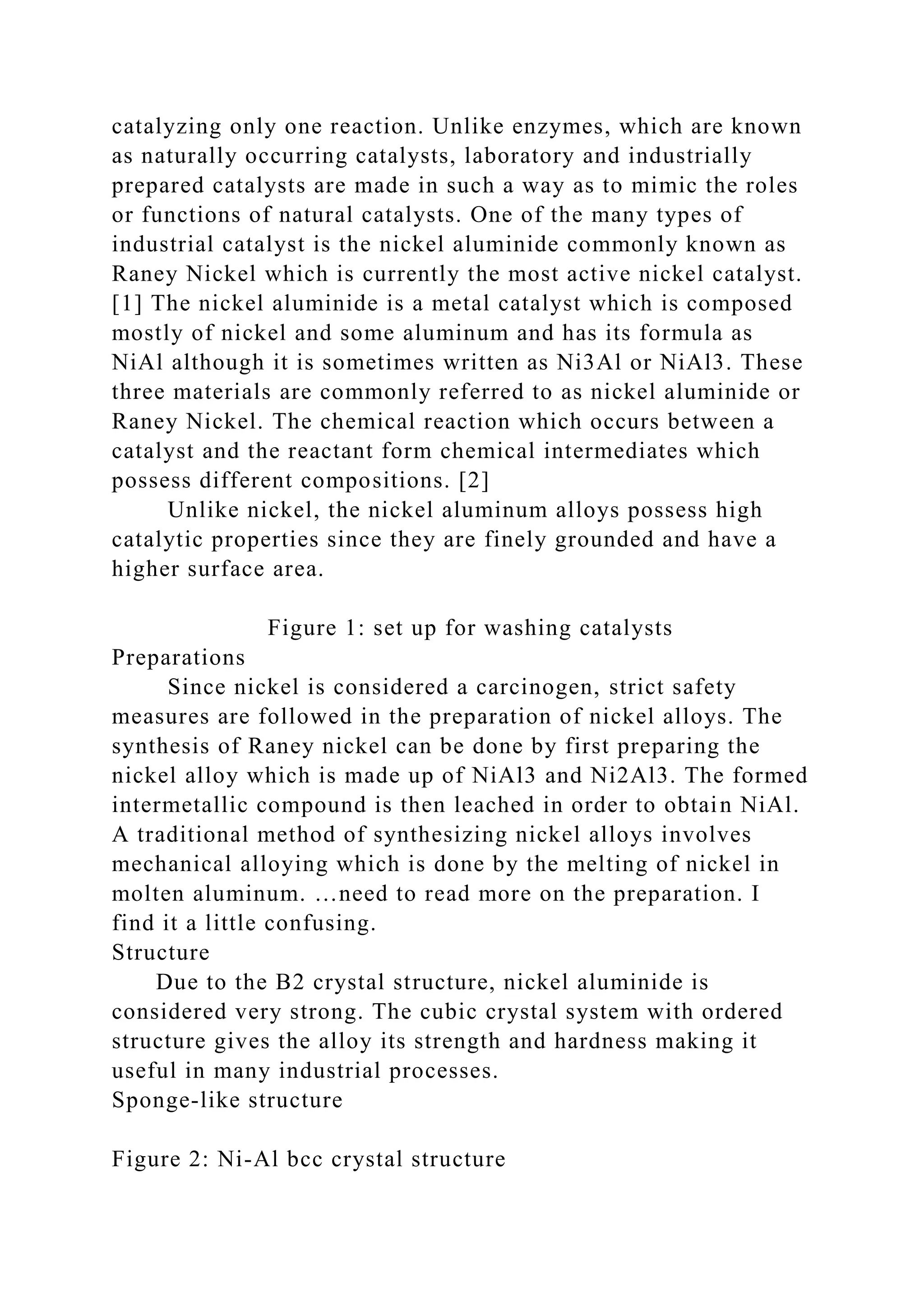 Catalytic Application of Raney Nickel – Nickel Alu.docx