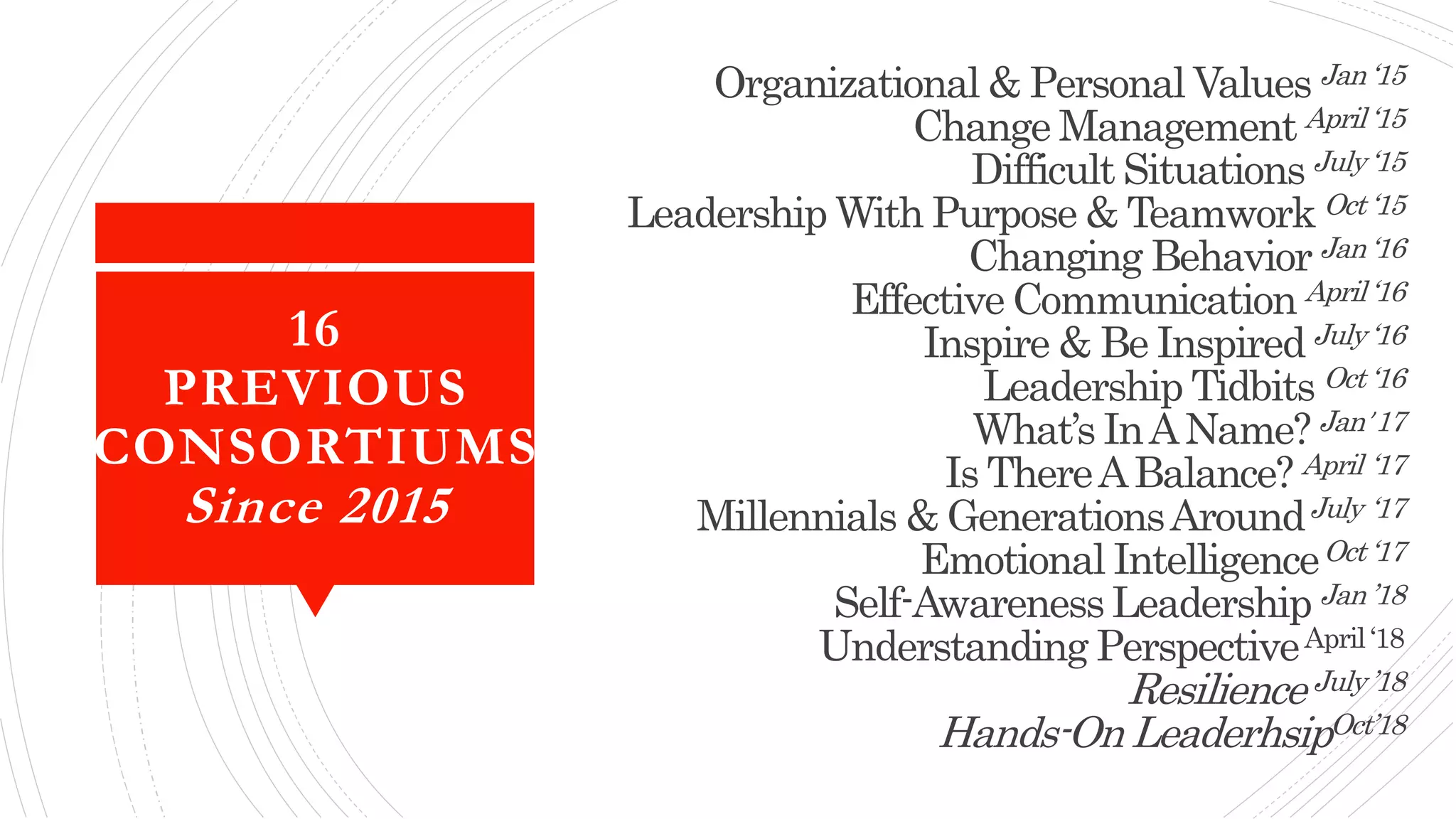 Catalytic Leadership 1.30.19