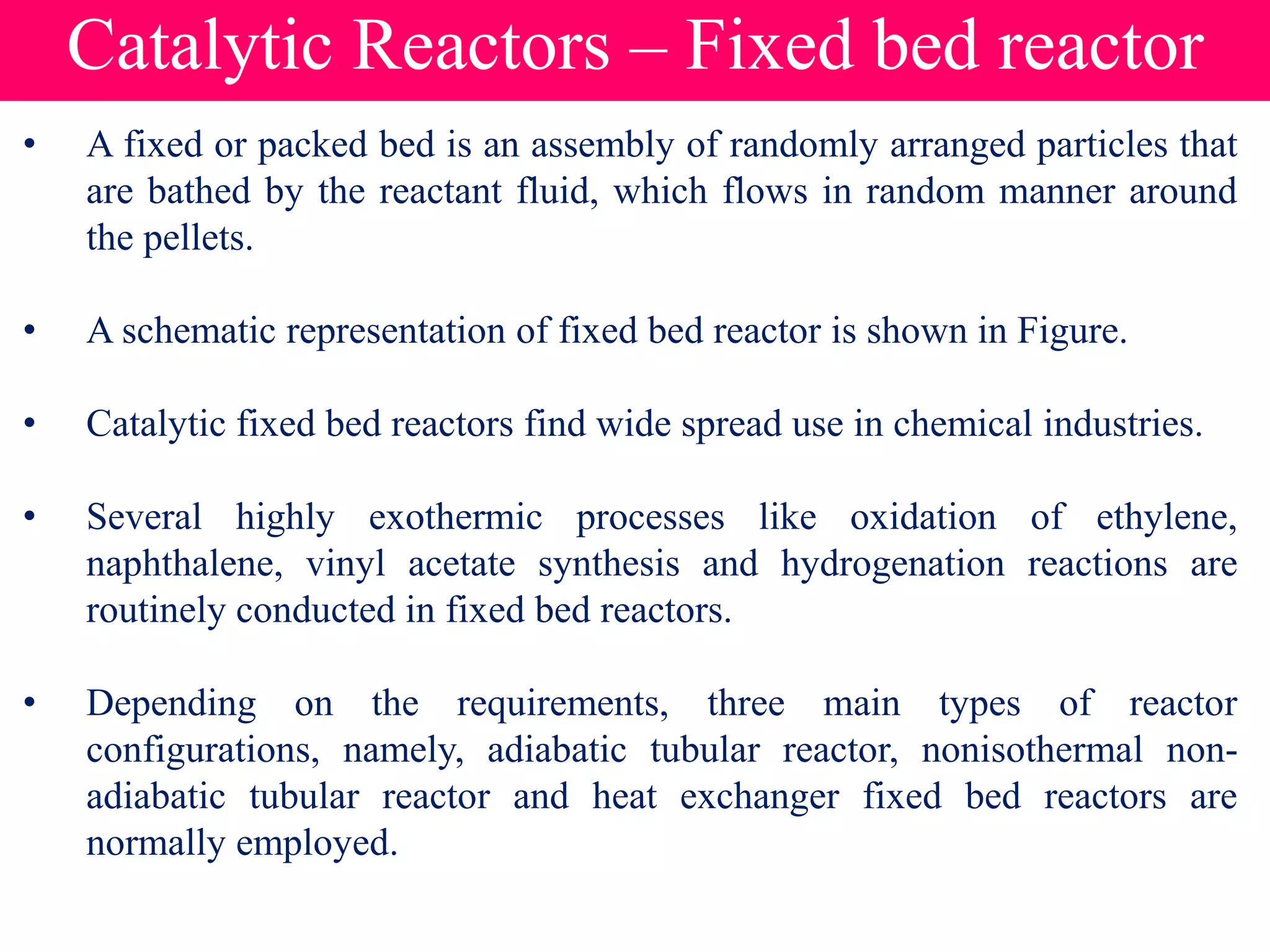 Catalytic reactors | PPTX
