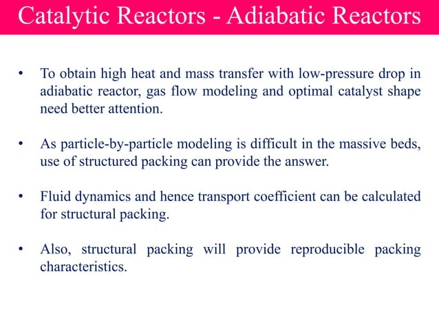 Catalytic reactors | PPTX | Physics | Science