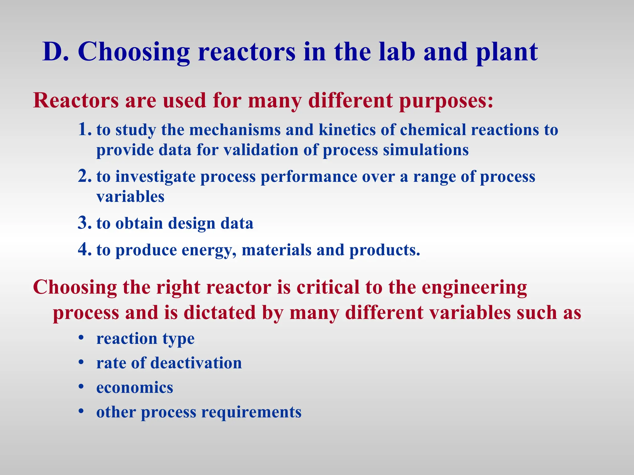 Catalytic Reactors in which all types of reactor | PPT