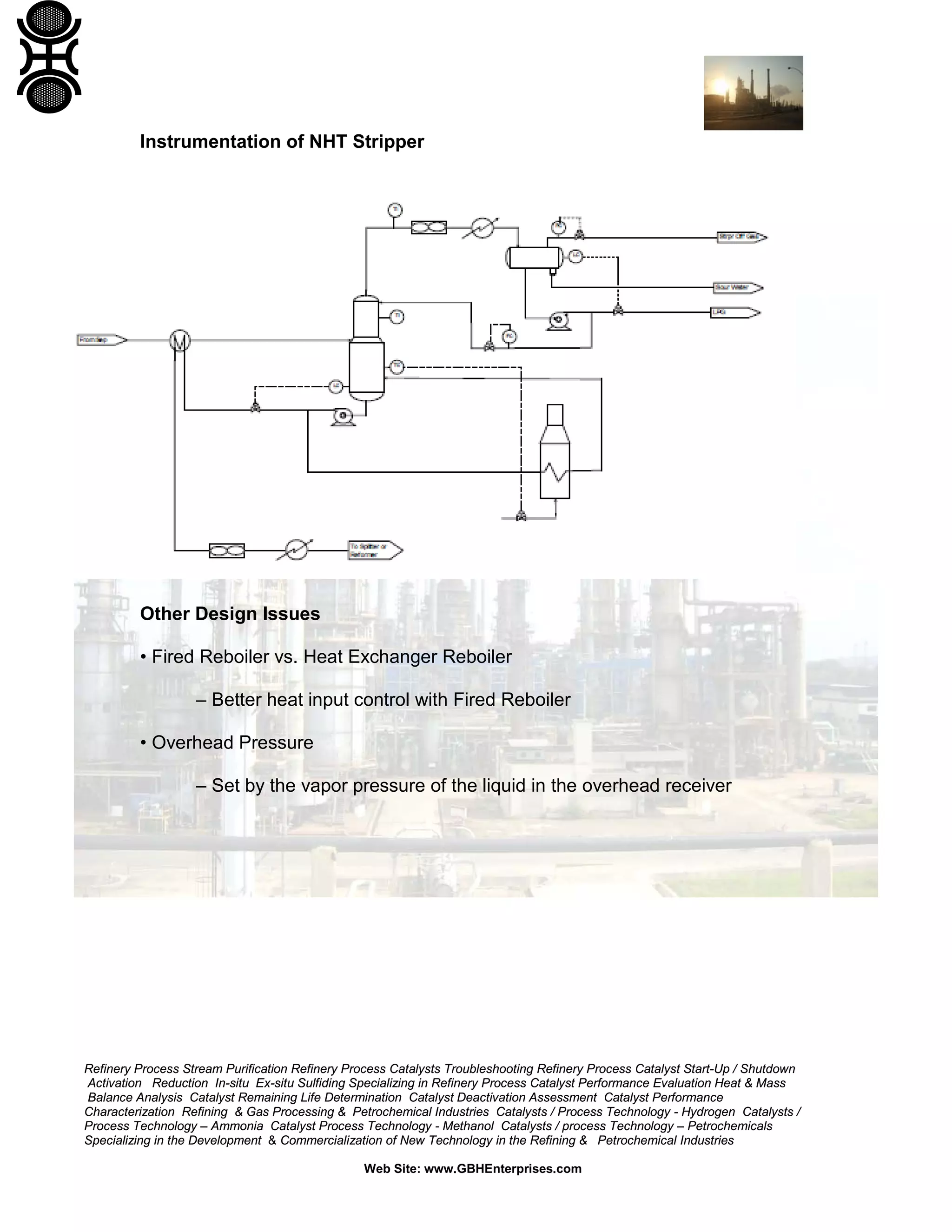 Design and Operation of NHT Strippers to Protect Catalytic Reformers | PDF