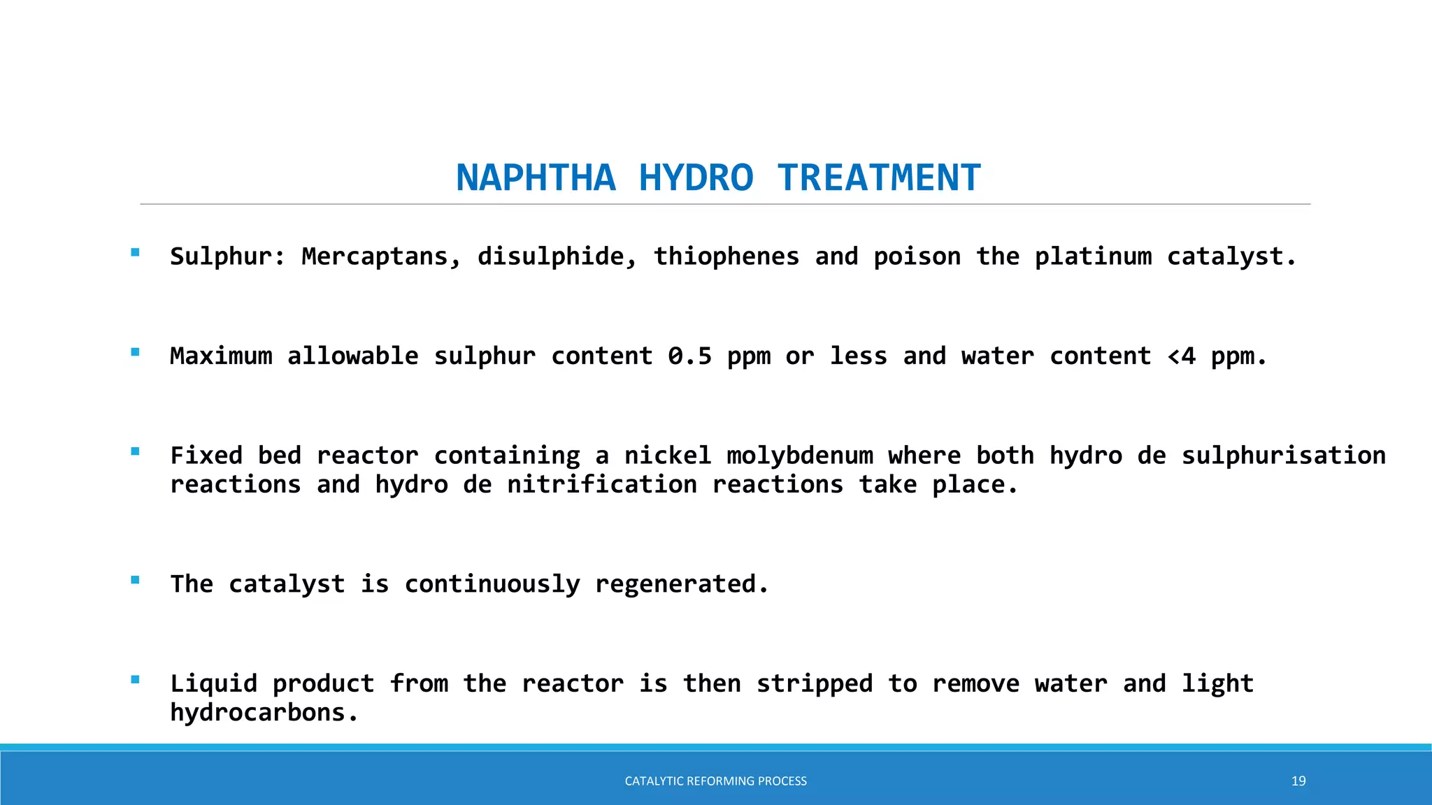 Catalytic reforming process | PPT