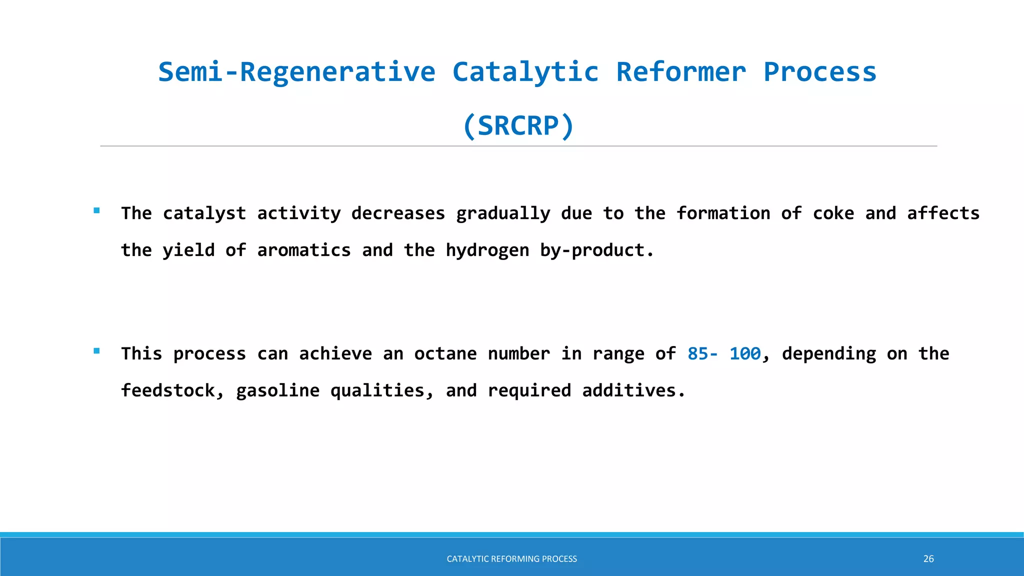 Catalytic reforming process | PPT