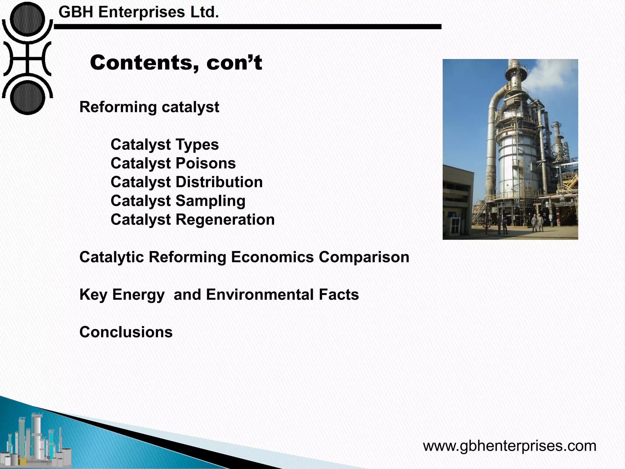 Catalytic Reforming: Catalyst, Process Technology and Operations ...