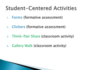Team-Based Learning (TBL) Classrooms: Catalyzing Student-Centered ...
