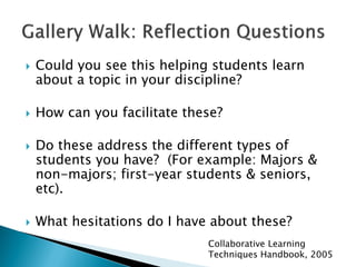 Team-Based Learning (TBL) Classrooms: Catalyzing Student-Centered ...