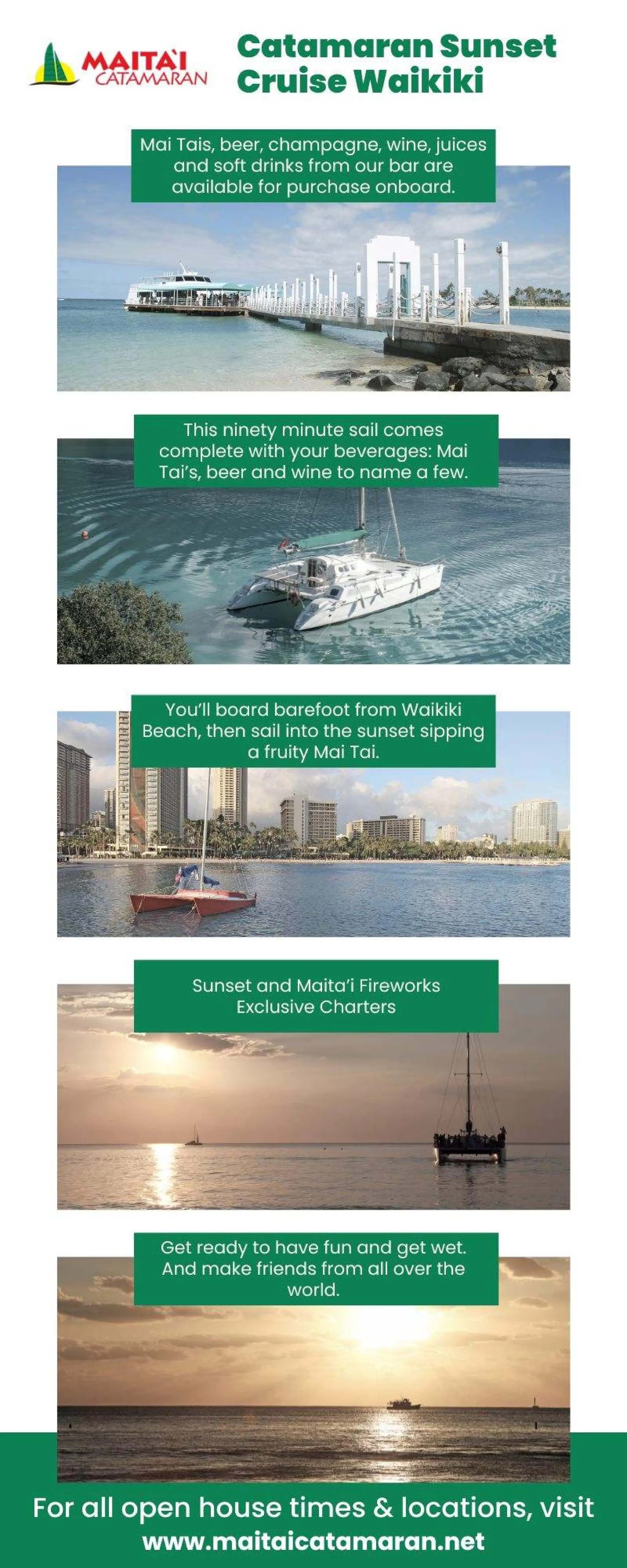 Catamaran Sunset Cruise Waikiki ! MAITAI Catamaran | PDF