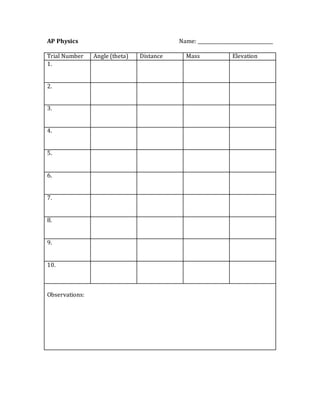 Catapult configuration data table | DOCX