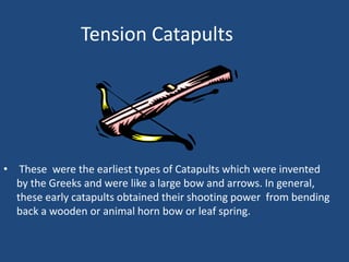 Catapult Into History | PPT
