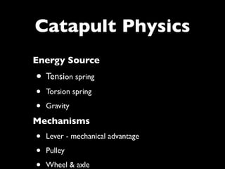 Catapults | KEY