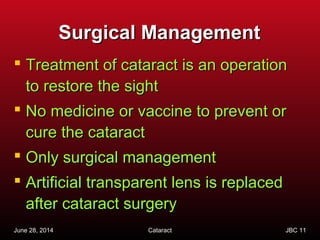 Cataract | PPT
