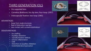 Intraocular lens | PPTX