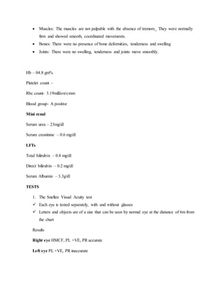 CATARACT CASE PRESENTATION(CASE STUDY) | DOCX